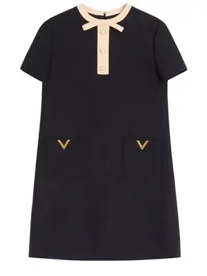 Valentino Garavani Wool And Silk Mini Dress