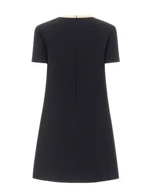 Valentino Garavani Wool And Silk Mini Dress