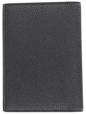 TOM FORD Passport Holder With Logo - Black
