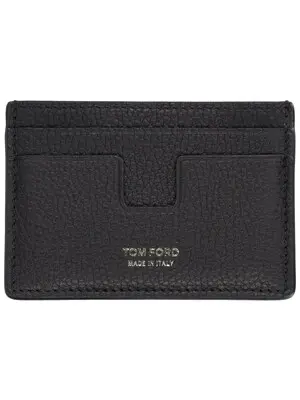 TOM FORD Card Holder With Logo - Black