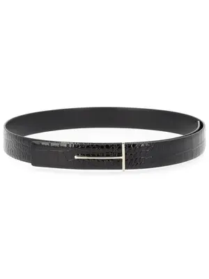 TOM FORD Belt With Buckle - Black