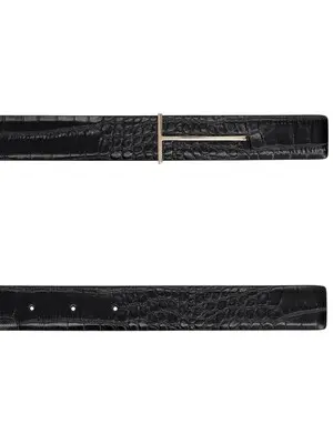TOM FORD Belt With Buckle - Black