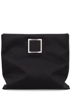 ROGER VIVIER Trompette Clutch - Black