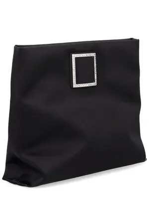 ROGER VIVIER Trompette Clutch - Black