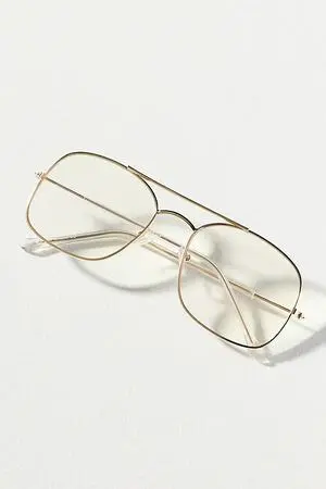 I-SEA Metal Aviator Bluelight Readers - Gold
