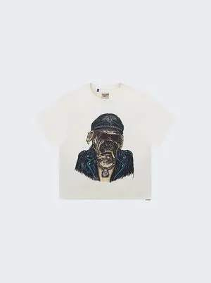 GALLERY DEPT. Oct Biker Dog Tee Vintage - Off White