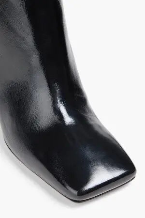 GIANVITO ROSSI Christina Glossed-leather Over-the-knee Boots