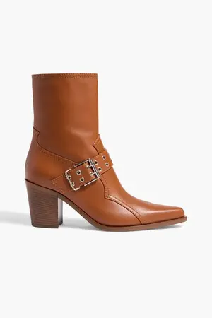 Gianvito Rossi Stacked Heel Booties
