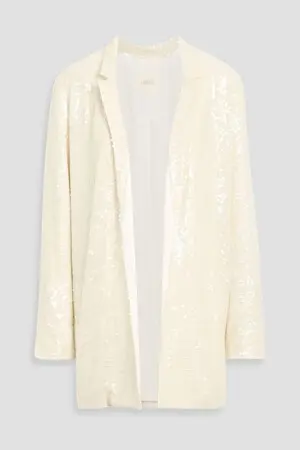 Lapointe Sequined Chiffon Blazer