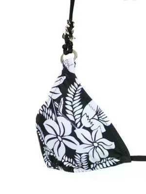 AMIR SLAMA Floral Print Bikini Set