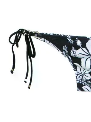 AMIR SLAMA Floral Print Bikini Set
