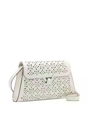 COCCINELLE Dew Laser-cut Shoulder Bag