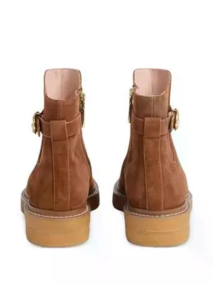 COCCINELLE C-saddle Ankle Boots - Brown