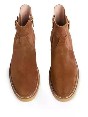 COCCINELLE C-saddle Ankle Boots - Brown