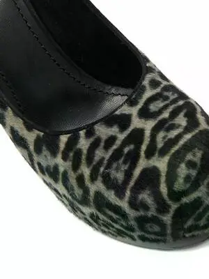 Saint Laurent Leopard-print Platform Pumps