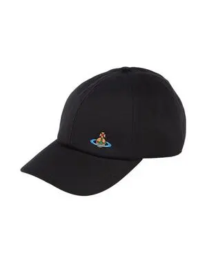VIVIENNE WESTWOOD Cotton Twill Baseball Cap - Black