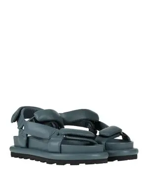 JIL SANDER Leather Technical Sandals - Blue