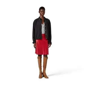 Miu Miu Pinstriped Blouson Jacket - Navy