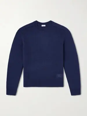 Burberry Cashmere-blend Sweater - Blue