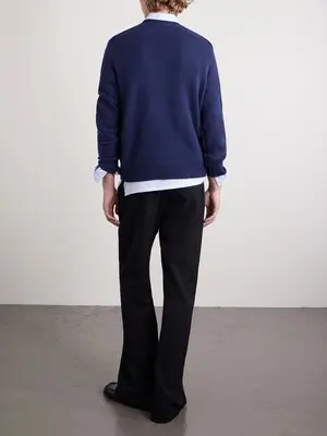 Burberry Cashmere-blend Sweater - Blue