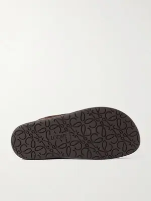 Loewe Jambo Suede Sneakers - Brown