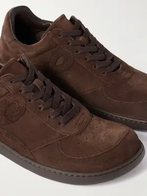 Loewe Jambo Suede Sneakers - Brown