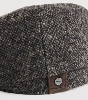 Stetson Virgin Wool Tweed Hatteras Flat Cap
