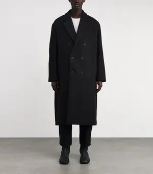 Studio Nicholson Wool-blend Double-breasted Overcoat