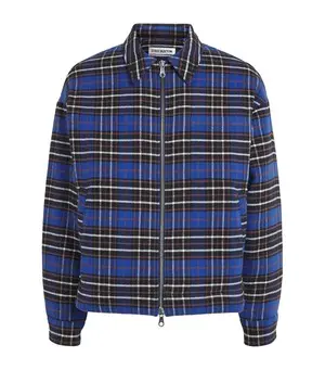 COLE BUXTON Cotton Check Overshirt