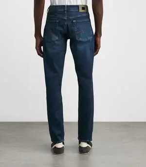 7 For All Mankind Slimmy Badge Jeans - Blue