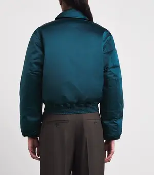 Victoria Beckham Down Bomber Jacket - Navy