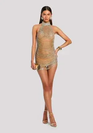 Retrofete Murphee Embellished Mini Dress