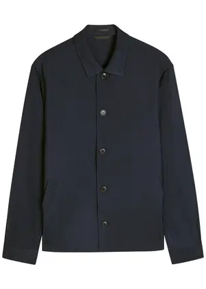 Sunspel Wool Jacket - Navy