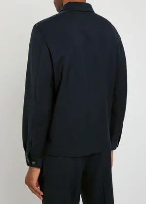 Sunspel Wool Jacket - Navy