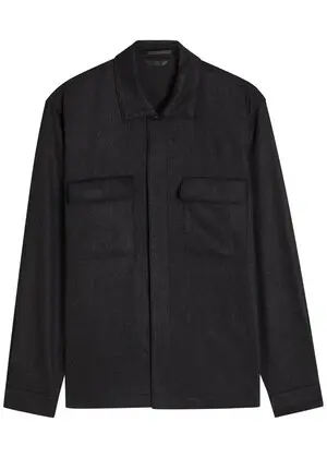 Sunspel Wool And Cashmere-blend Overshirt