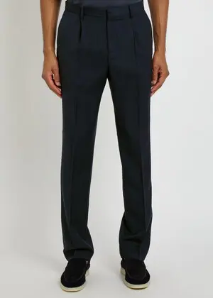Sunspel Straight-leg Wool Trousers