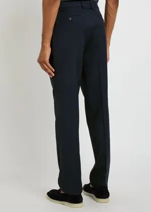Sunspel Straight-leg Wool Trousers