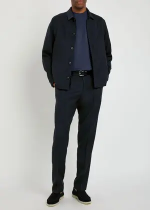 Sunspel Straight-leg Wool Trousers