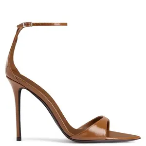 GIUSEPPE ZANOTTI Intriigo 105 Patent Leather Sandals - Light_brown