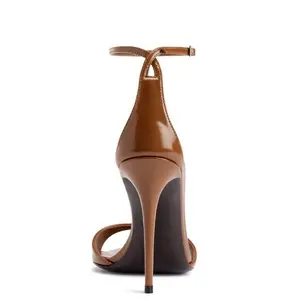 GIUSEPPE ZANOTTI Intriigo 105 Patent Leather Sandals - Light_brown