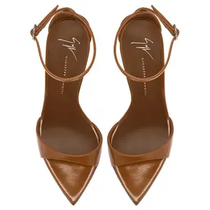 GIUSEPPE ZANOTTI Intriigo 105 Patent Leather Sandals - Light_brown