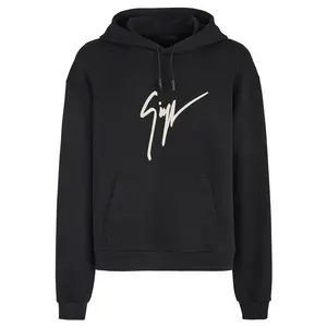 GIUSEPPE ZANOTTI Cotton Signature Print Hoodie