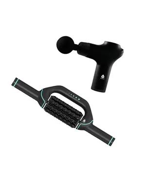 PURSONIC Ultimate Relief Recovery: The Rechargeable Massage Duo - Black