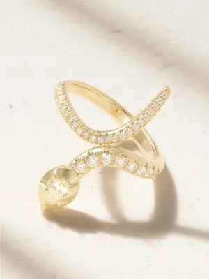Jacquie Aiche Sophia 14-karat Diamond Ring - Gold