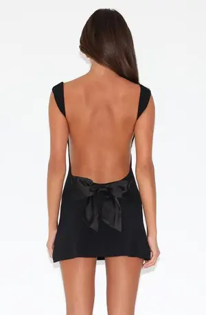 TIGER MIST Zita Open Back Mini Dress
