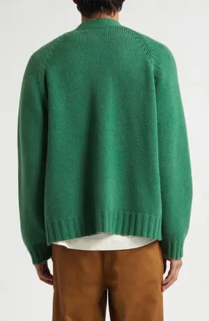 THE ELDER STATESMAN Oak Cashmere V-neck Cardigan