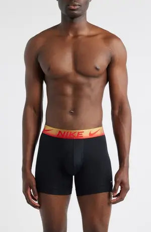 Nike 3-pack Dri-fit Essential Micro Boxer Briefs Cardinal