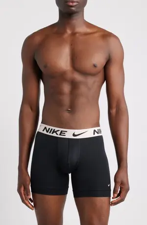 Nike 3-pack Dri-fit Essential Micro Boxer Briefs Fossil