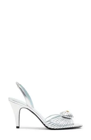 Valentino Garavani Royal Slingback Sandal - Silver