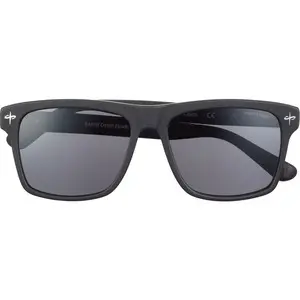 SANTO STUDIO Sheckler Square Frame Sunglasses - Matte Black